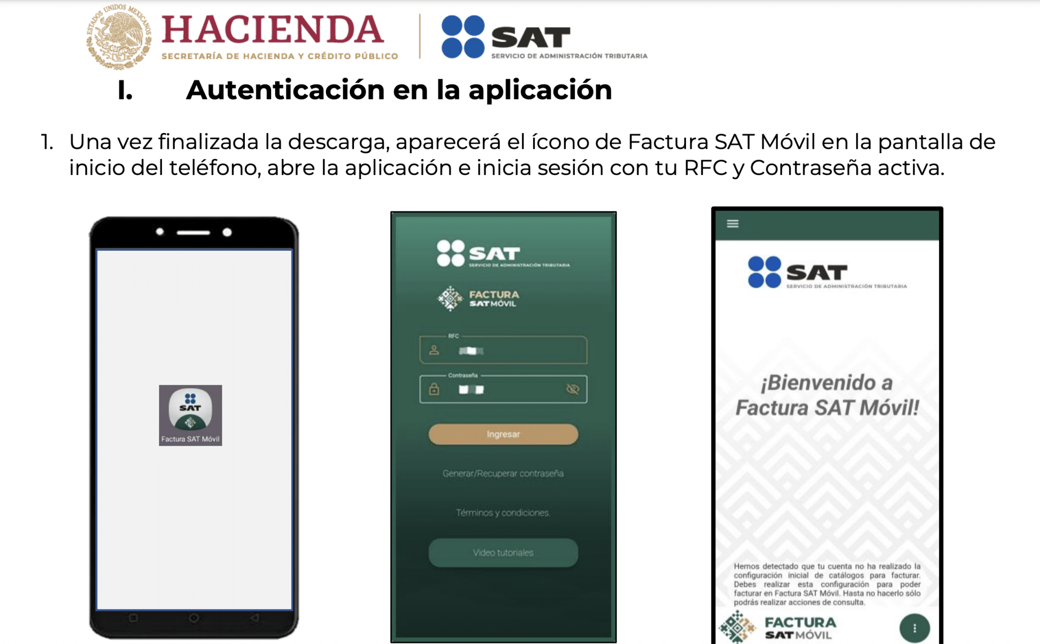 Así funciona la nueva app Factura SAT Móvil