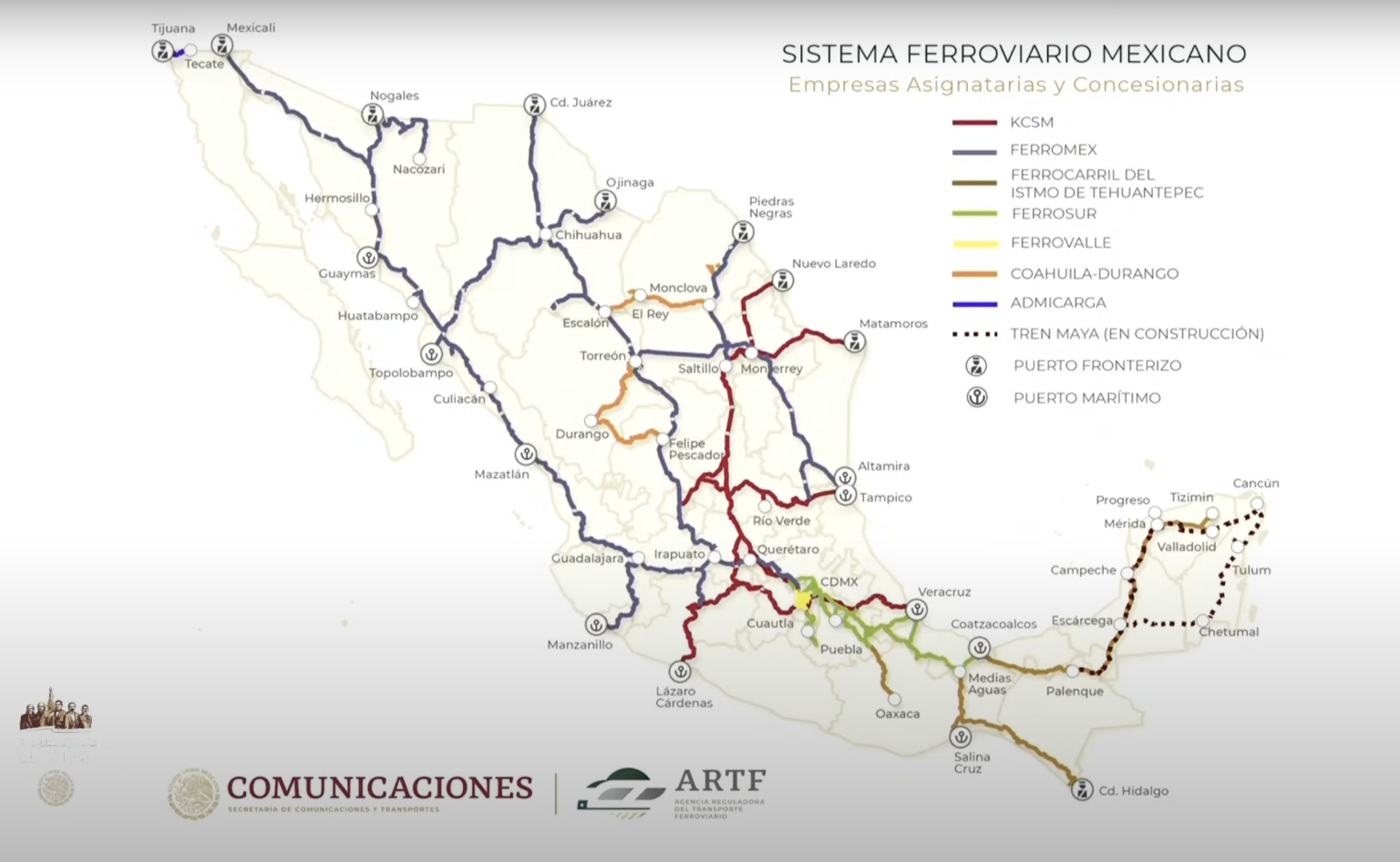 Estas son las nuevas rutas de trenes que tendrá México